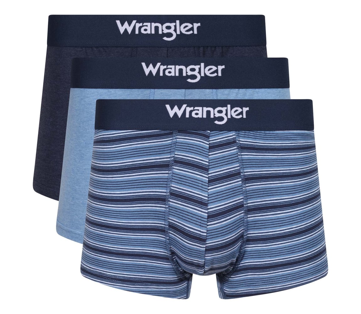 Wrangler 3 Pack Mayes Boxers - Cloving.co.uk